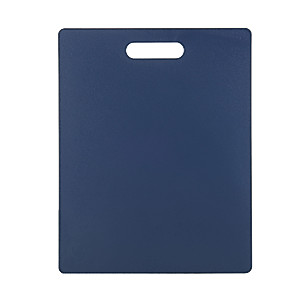 Copco Large Plastic Cutting Board, 11x14-Inch, Steel Blue