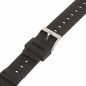 Timex Men's Q7B725 Resin Performance Sport 20mm Black Replacement Watch Band