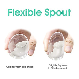 Maymom Baby Feeding Cup; Disposable Reuseable Baby Cup, Short Term Infant Feeding Cup; First Milk Collection Cup; 1 oz (6ct)