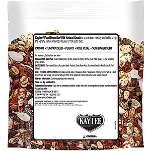 Kaytee 3 Pack of Food from The Wild Natural Snack, 2 Ounces Each, Foraging Treat for Hamsters, Gerbils, Rats and Mice