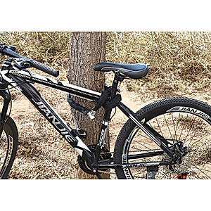 ZYTOSETR Bike Lock Bicycle Chain Lock, Mountain Bike Lock Anti-Theft Lock Chain Lock Hydraulic Shear with Two Keys Suitable for Bicycles, Fences, Skateboards, Etc75cm 90cm 110cm 145cm (Size : 90cm)