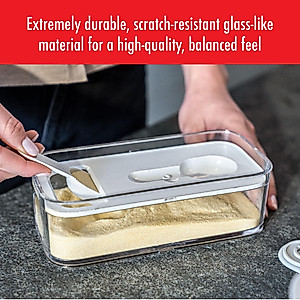 ZWILLING Fresh & Save CUBE Storage Organizer, 5-Piece Medium Set, Pantry Organizers and Storage, Plastic, BPA-Free Airtight Dry Food Storage Container for Storing Almonds, Banana Chips, Nuts and more