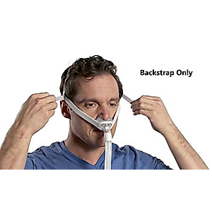 Organic Deal Back Strap Compatible w/ResMed CPAP Mask Swift Fx Nasal Pillow- Replacement Straps for Swift FX Nasal Pillow - ResMed CPAP Supplies option- CPAP Headgear Back Strap (Mask,Frame Not Incl)
