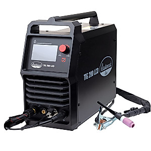 Eastwood Elite 200 Amp LCD Digital Tig Welder AC/DC | Pro Welding Machine with Pulse Capability | Color LCD Screen | Latest Welder Inverter Technology | Aluminum Welder & Stick Welder | 120V 240V