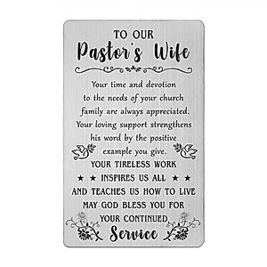 Gezxin Pastor's Wife Appreciation Gifts for Women- Gifts for Pastors Wife Appreciation Day Birthday Ideas- Anniversary Christmas Valentines Day Easter Presents