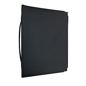 MSP Medium Size Music Sheet Piano Folder 9.5" x 12" with Handle and Strap (Music Folder with 2 sets of elastic cords)