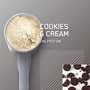 Optimum Nutrition Gold Standard 100% Micellar Casein Protein Powder, Slow Digesting, Helps Keep You Full, Overnight Muscle Recovery, Cookies and Cream, 1.81 Pound (Packaging May Vary)