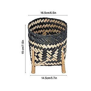Handwoven Basket, Material Plant Storage Basket for Succulent Plants for Mini Tree for Medium and Small Flower