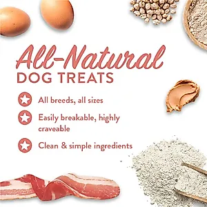 Portland Pet Food Company Healthy Dog Treats Variety 3-Pack - Grain-Free, Human-Grade, Gingerbread, Pumpkin and Bacon Dog Treats Multipack - Natural Dog Training Treats & Biscuits Made in the USA Only