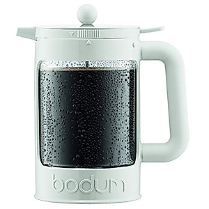 bodum Bean Cold Brew Coffee Maker, 51 Oz, Bright White