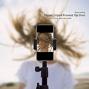 Selfie Tripod Stand Aluminum Alloy with Bluetooth Remote for iPhone