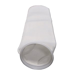 (50 Pack) #2 Size -25 Micron Liquid Filter Bags - Polyester Felt with Polypropylene Ring, 7-1/16" Diameter x 32" Length, High-Temperature Rated, Welded Seam, 4.4 Sq. Ft. Surface Area