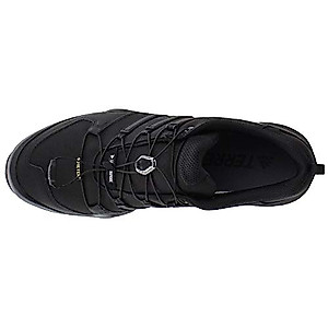 adidas mens Terrex Swift R2 Gore-tex Hiking Black/Black/Black 12