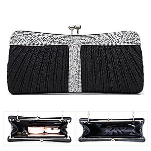 YOJOY Rhinestone Clutch Purses for Women Purses and Handbags Formal Wedding Party Prom Purse Money Bags