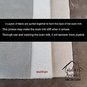 Caroline's Treasures SS8263OVMT Flat Coated Retriever Oven Mitt Heat Resistant Thick Oven Mitt for Hot Pans and Oven, Kitchen Mitt Protect Hands, Cooking Baking Glove