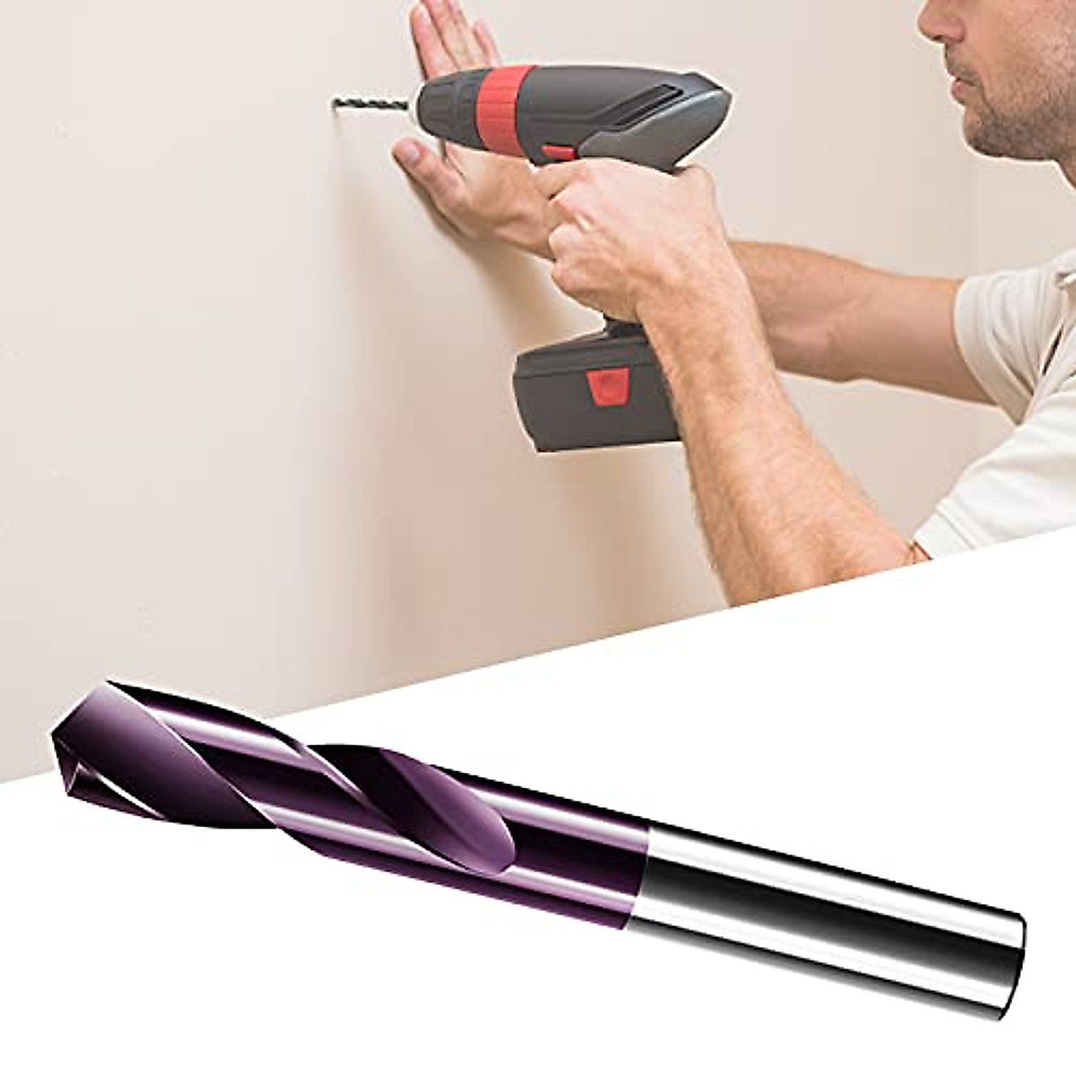 Heave 1Pc Tungsten Steel Drill Bit High Speed Steel Bit Twist Drill for Stainless Steel Copper and Hard Metal 1.8mm