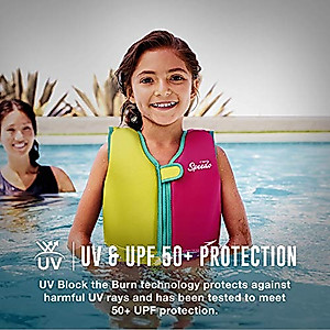 Speedo unisex-child Swim Flotation Classic Life Vest Begin to Swim UPF 50,Berry/Grape,Medium