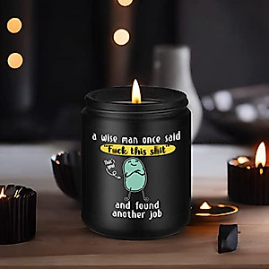 GSPY Candles - New Job Gifts for Men, Coworker Leaving Gifts for Men - New Job Gifts, Congratulations Gifts for Men - Funny Going Away Gift, Goodbye Gifts, Farewell Gifts for Coworker, Friend