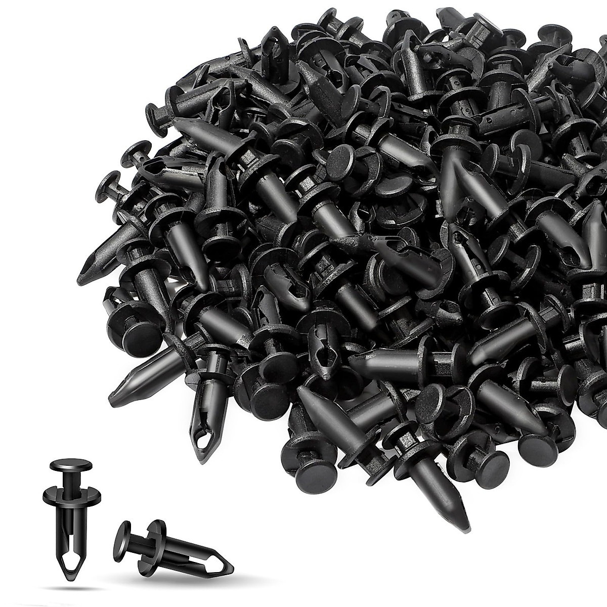 moveland ATV UTV Nylon Body Rivets Fasteners Clips for Honda Rancher Foreman Rubicon Rincon TRX680 TRX650, UTV Fender Push Clips for Polaris Ranger RZR Can Am Kawasaki Teryx - 60 PCS