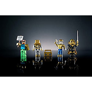 Roblox Action Collection - 15th Anniversary Roblox Icons Gold Collector's Set [Includes Exclusive Virtual Item]