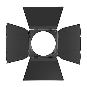 GODOX LB-02 8 Inch LED Video Light Modifier Barn Door with Bowens Mount for Video Photography Portrait