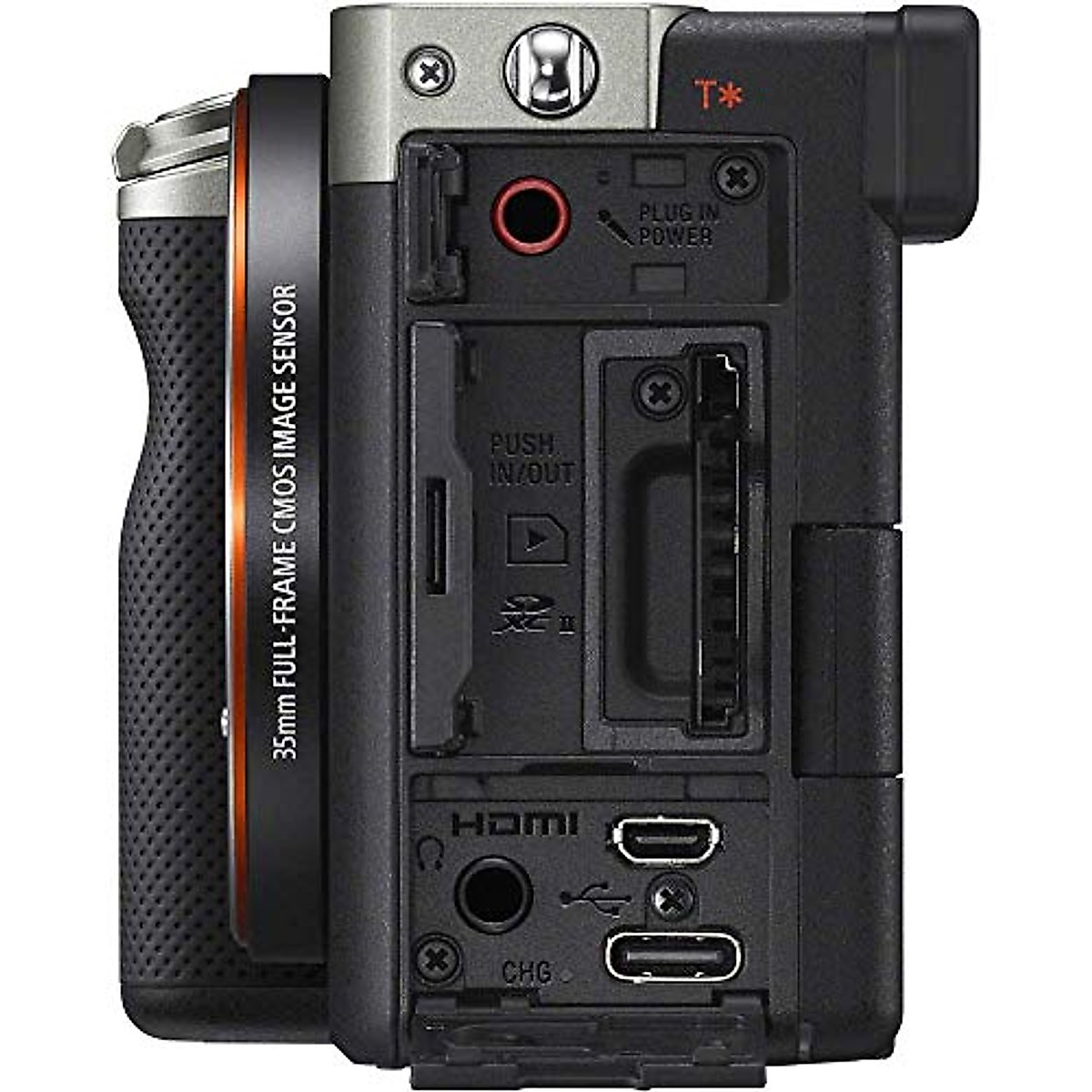 Sony Alpha a7C Mirrorless Digital Camera (Body Only, Silver) (ILCE7C/S) + 64GB Memory Card + 2 x NP-FZ-100 Battery + Corel Photo Software + Case + Card Reader + LED Light + More (Renewed)