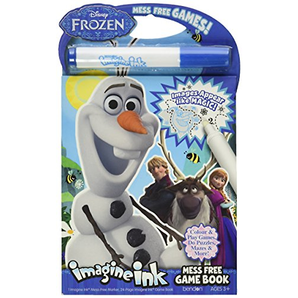 Bendon Publishing Disney Frozen Imagine Ink: Mess-Free Game Book