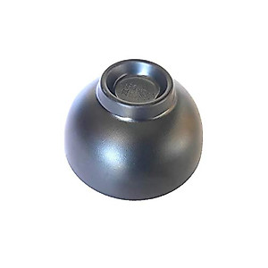 Lucky Star Melamine Round Bowls Soup Rice Desert Sauce, 4-3/8“ dia. X 2-1/4” H, Capacity: 8 oz, Black (20)