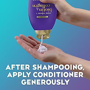 OGX Biotin & Collagen Extra Strength Volumizing Conditioner for Thicker, Fuller Hair, 25.4 fl oz