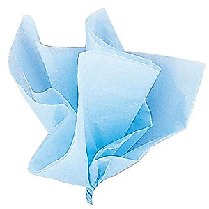 Unique Industries, Baby Blue, Tissue Gift Wraps-20" x 26", 10 Pcs, 10ct