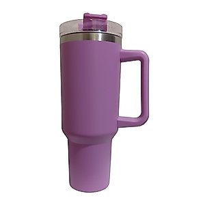 YANAT 40 oz Stainless Steel Tumbler with Handle - Premium Insulated Travel Mug for Hot & Cold Drinks - Spill-Proof Lid, BPA-Free - Coffee, Tea, and Outdoor Adventures - Best Large Thermos Cup