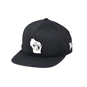Branded Bills Wisconsin Vintage Flat Performance Black