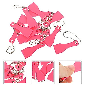 DECHOUS 12pcs Lottery Scratcher Tool Plastic Scraper Tool Scratch Free Plastic Scraper Cleaning Pen-Shaped Scraper Tool for Stickers Labels