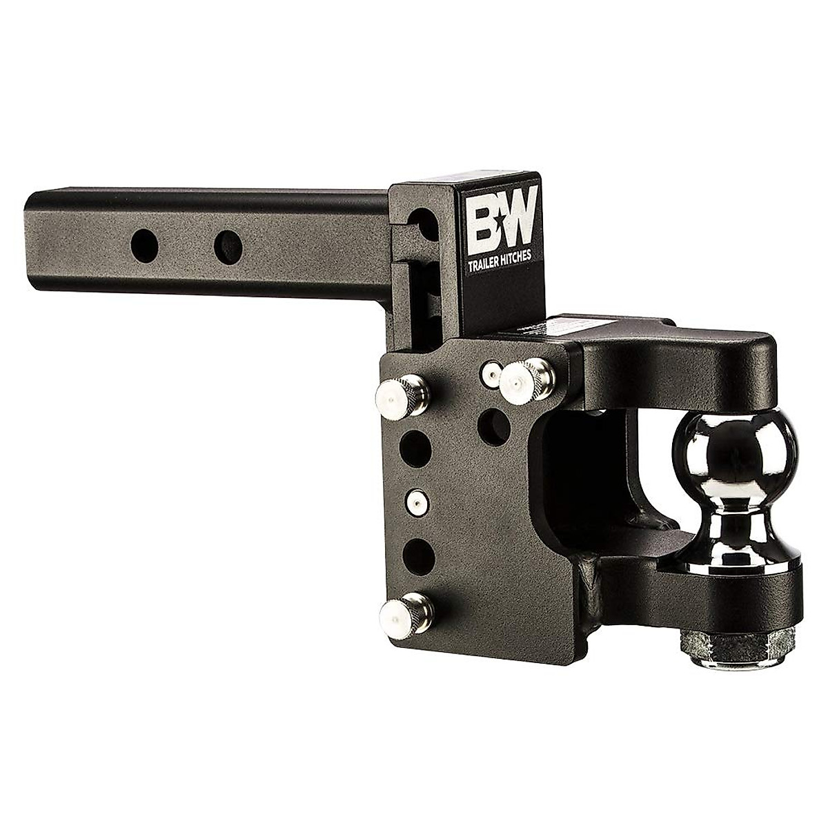 B&W Trailer Hitches Pintle Tow & Stow - Fits 2" Receiver, 2" Ball, 8.5" Drop - TS10055