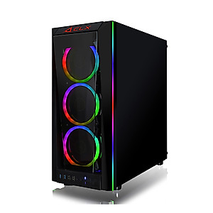 CLX Set - Liquid Cooled Intel Core i9 10850K 3.6Ghz 10-Core Processor, 16GB DDR4 Memory, GeForce RTX 3070 8GB GDDR6 Graphics, 480GB SSD, 2TB HDD, WiFi, Windows 11 Home 64-bit