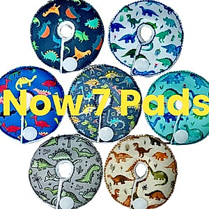 Cutie Button Pads G/j Tube Pad 5 Pack (Dinos)