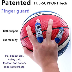 Lynnmed Sport finger guard splints (one pair) basketball finger protector Sport Injuries, Basketball, Volleyball, Bowling fits Index, Middle Finger, Ring, Pinky