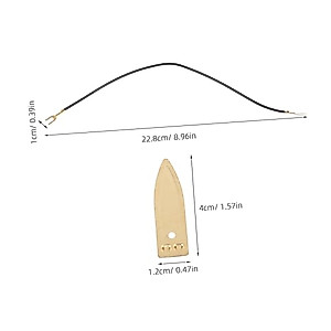 FUNOMOCYA 1 Set Battery Experiment Anode Fruit Experiment Tools Anode for Zinc Electroplating Anode for Zinc Plating Fruit Battery Experiment Supplies Electrode Strips Copper