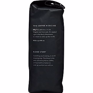 Kicking Horse Coffee, Kick Ass, Dark Roast, Whole Bean, 10 Oz
