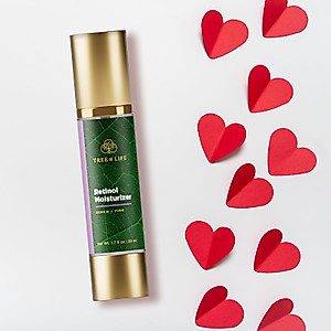 Tree of Life Beauty Moisturizer, Retinol Face Cream - Anti-Aging & Brightens Skin, Reduces Fine Lines & Wrinkles- Dermatologist-Tested to Sensitive Skin - Non-Greasy Facial Skin Care - 1.7 FlOz