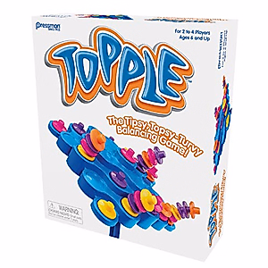 Pressman Toy - Original Topple Board Game Brown