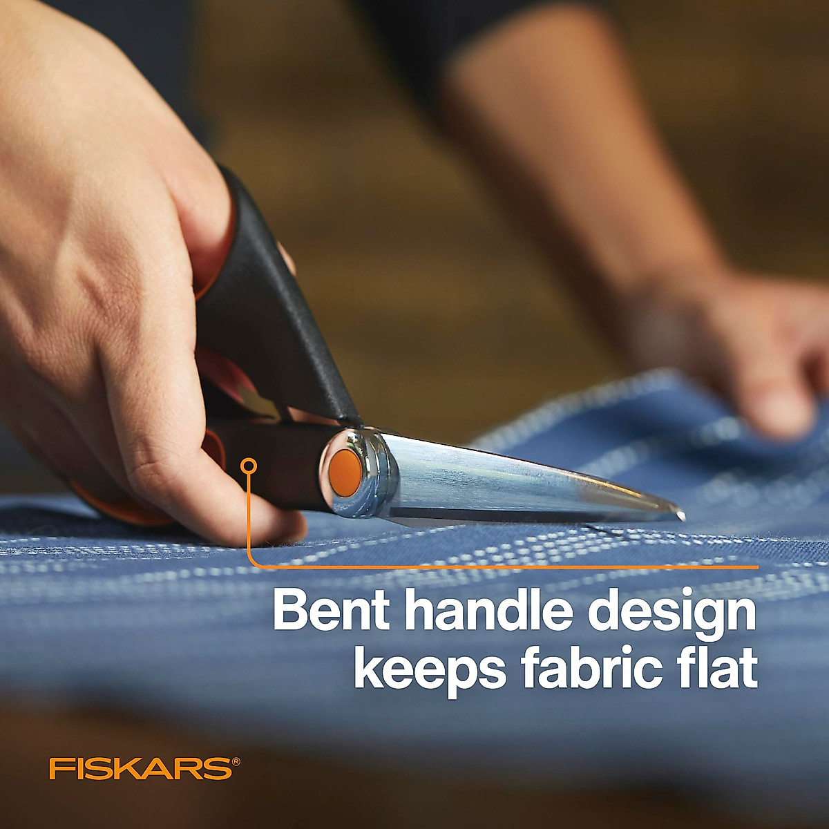 Fiskars 175800-1002 Razor-edge Softgrip Scissors, 8 Inch, Black