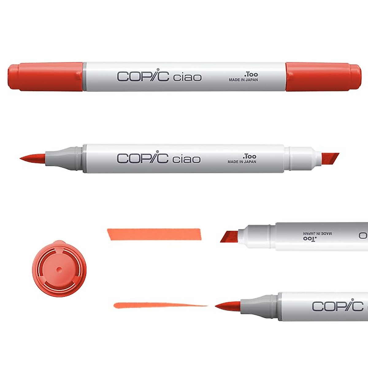 Copic I6-Skin Ciao Markers, Skin, 6-Pack