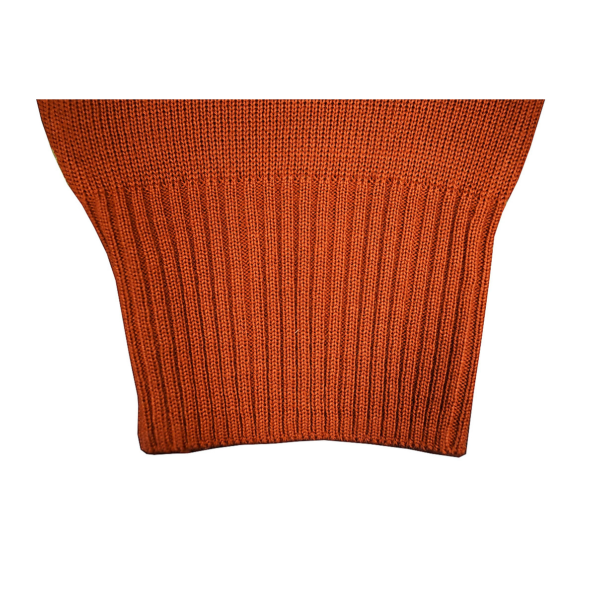 STACY ADAMS Men's Sweater, Vertical Neo Chain Front Design (4XL, PERSIMMON)