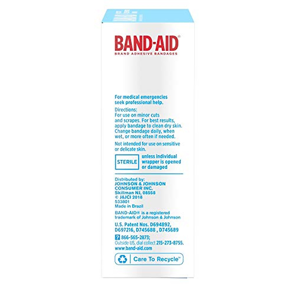 Band-Aid Brand Water Block Waterproof Tough Adhesive Bandages for Minor Cuts and Scrapes, All One Size, 20 Count (Pack of 1)