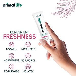 Primal Life Organics - Dirty Mouth Natural Alkalizing Toothpaste, Hydroxyapatite, Flavored Essential Oils, Natural Kaolin, Bentonite Clay, Colloidal Silver, Organic, Vegan (Bubblegum Flavor, 4oz)