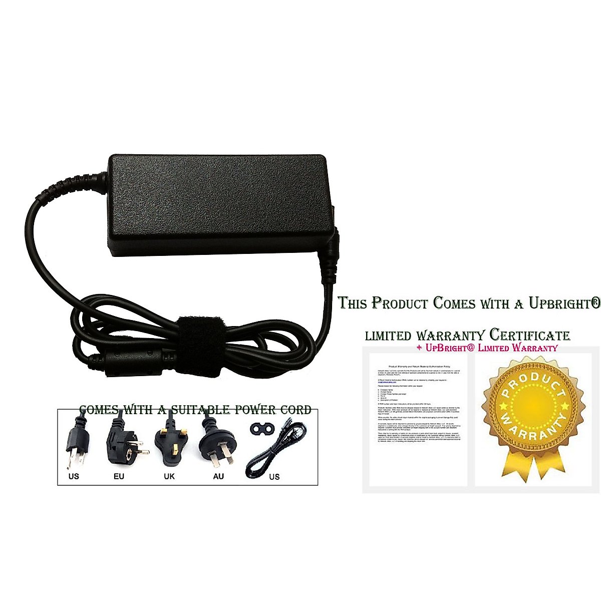UpBright 48V AC/DC Adapter Compatible with Cincon Electronics TR70A48-12A03 TRG70A480-12E03 TRG70A48-12E03-Level-V TRG70E480-02E03 TRG70E48-02E03-Level-V Desktop DC48V 48VDC 1.5A 48.0V Power Supply
