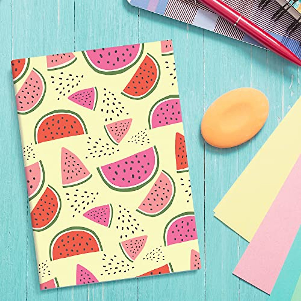 S&O Fun Fruit Notepad Theme Set with 12 Unique Designs - Brightly Colored 3.5x5" Mini Notebooks That Fit Anywhere - Durable Pocket Notebook Pack - Notebooks & Writing Pads - Notebooks Bulk