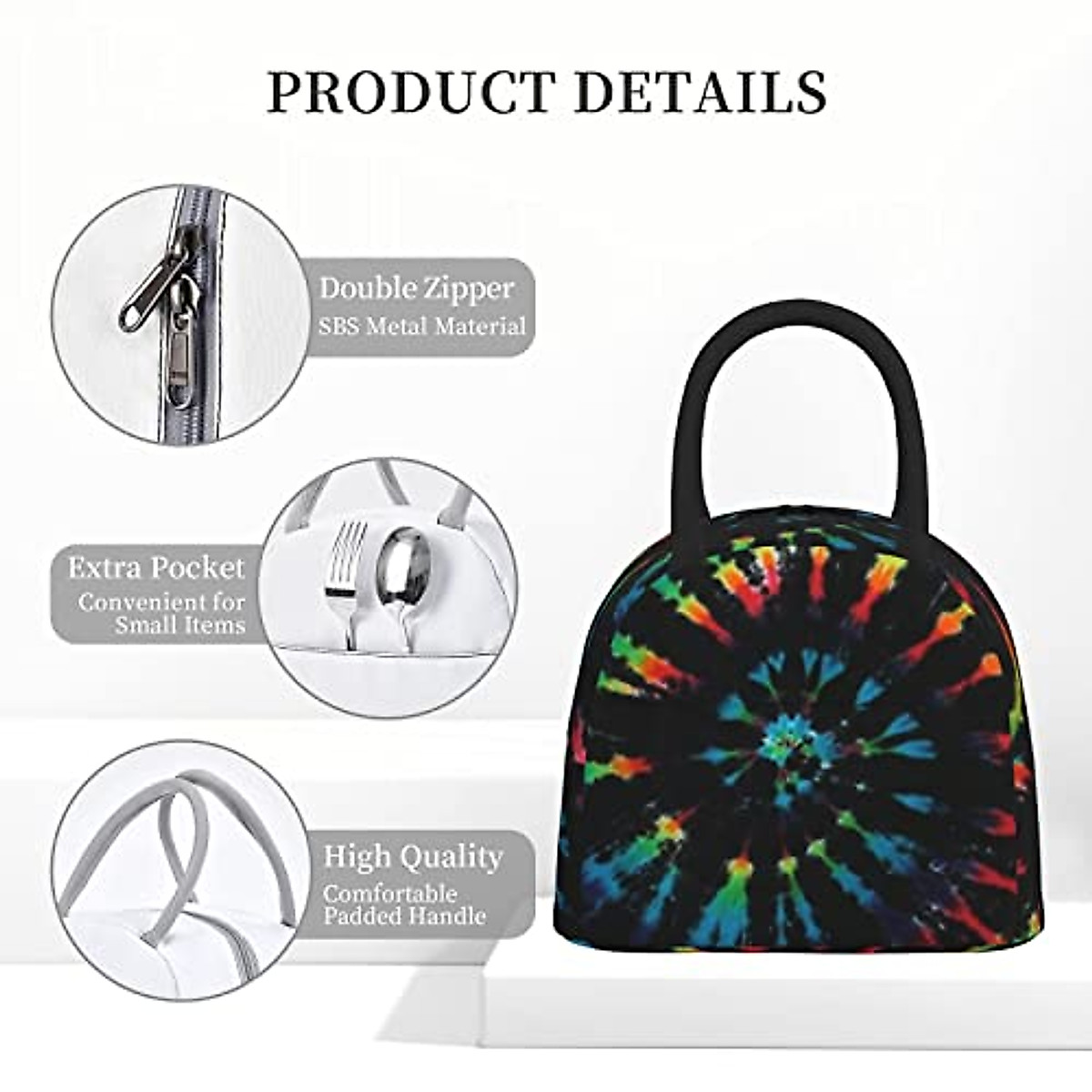 Aeoiba Video Game Weapon Gamer Insulated Lunch Box Play Gaming Tote Bag Handbag lunchbox Food Container Gourmet Tote Cooler Warm Pouch for Beach School work Office