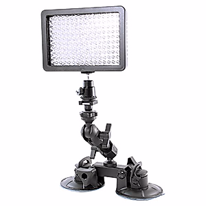 Delkin Devices Fat Gecko Dual Suction Camera Mount (DDMOUNT-SUCTION), black